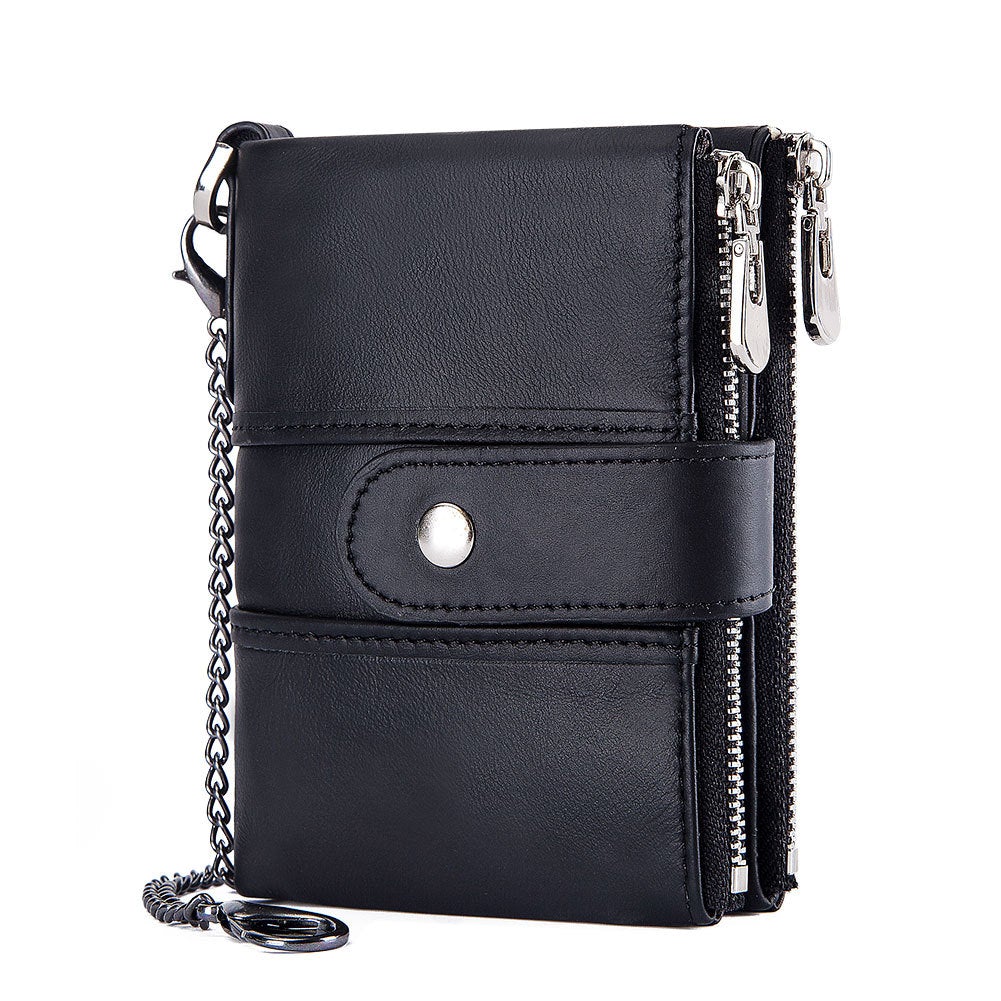 Genuine Leather Short Men's Wallet Money Purses丨Neouo